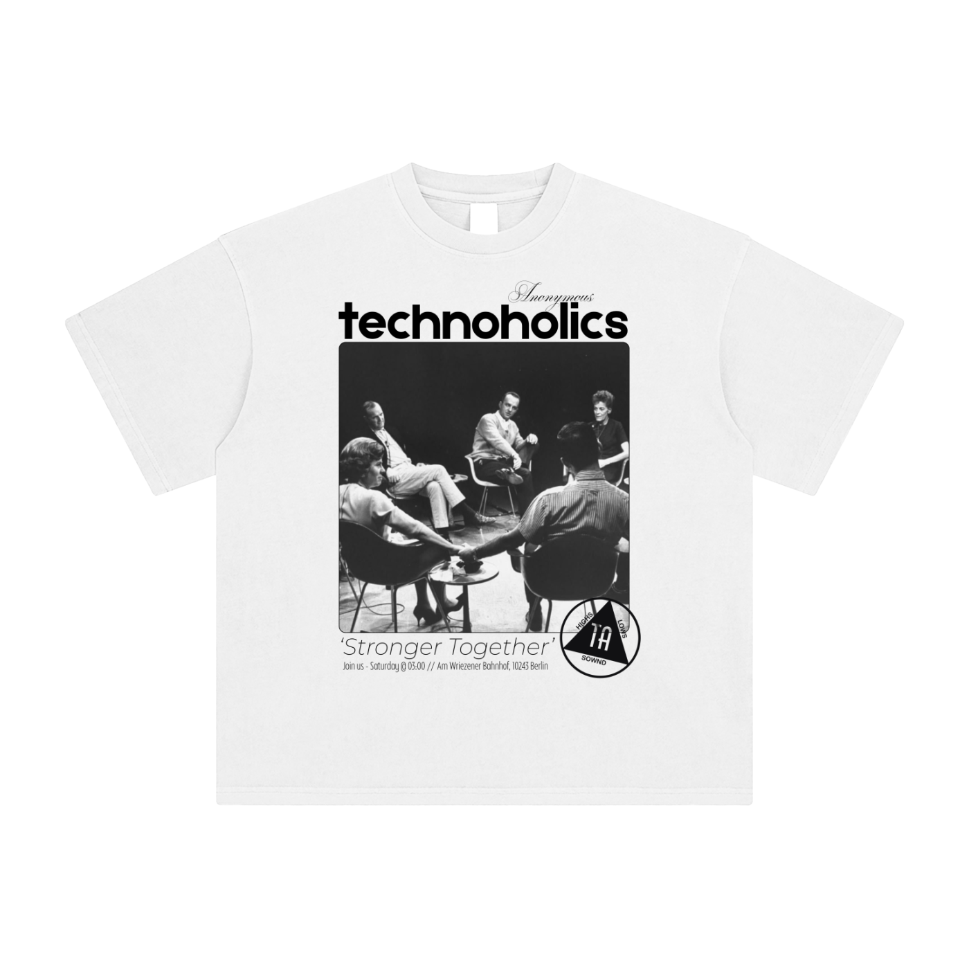 TECHNOHOLICS ANONYMOUS T-SHIRT – Sownd Project